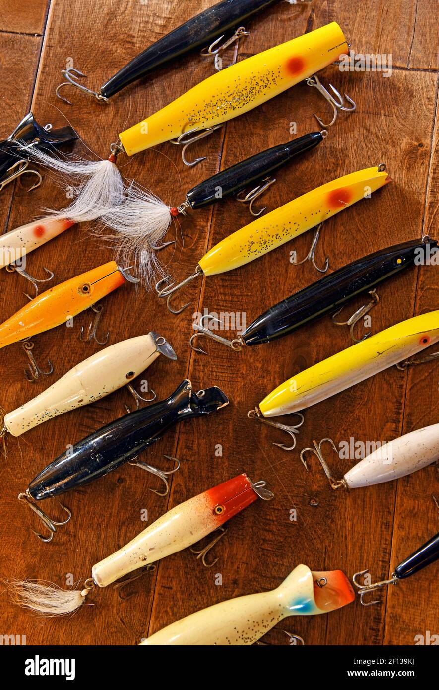 Antique lures hi-res stock photography and images - Alamy