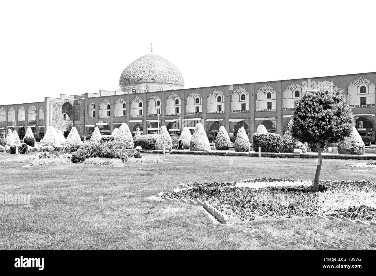 Islamic architecture square Black and White Stock Photos & Images - Alamy