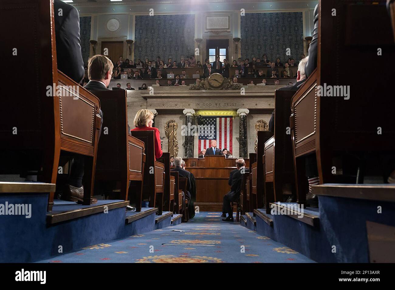 Donald trump speech 2018 hi-res stock photography and images - Alamy