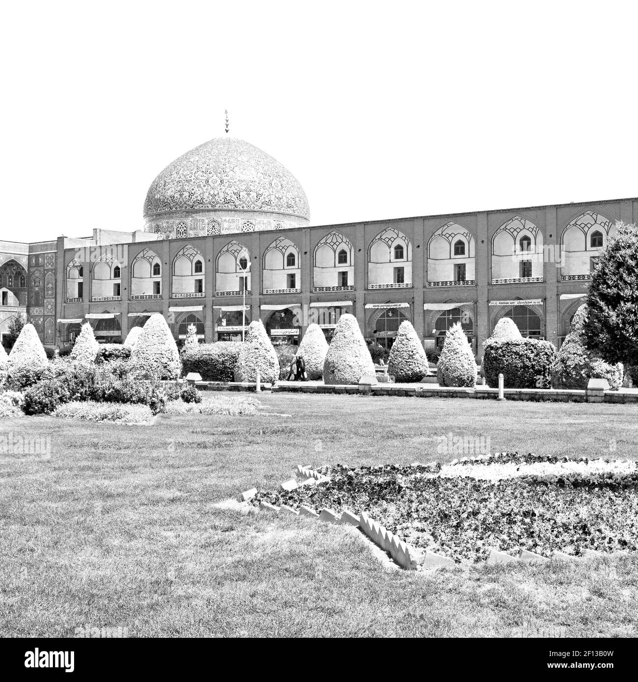 Imam square esfahan Black and White Stock Photos & Images - Alamy