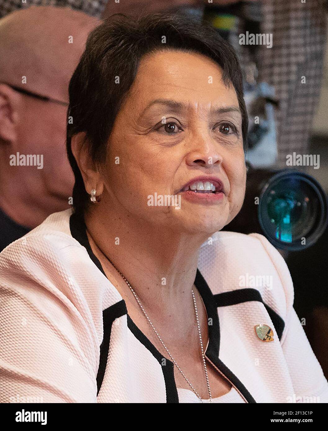 Governor-elect Lou Leon Guerrero D- Guam joins President Donald Trump ...