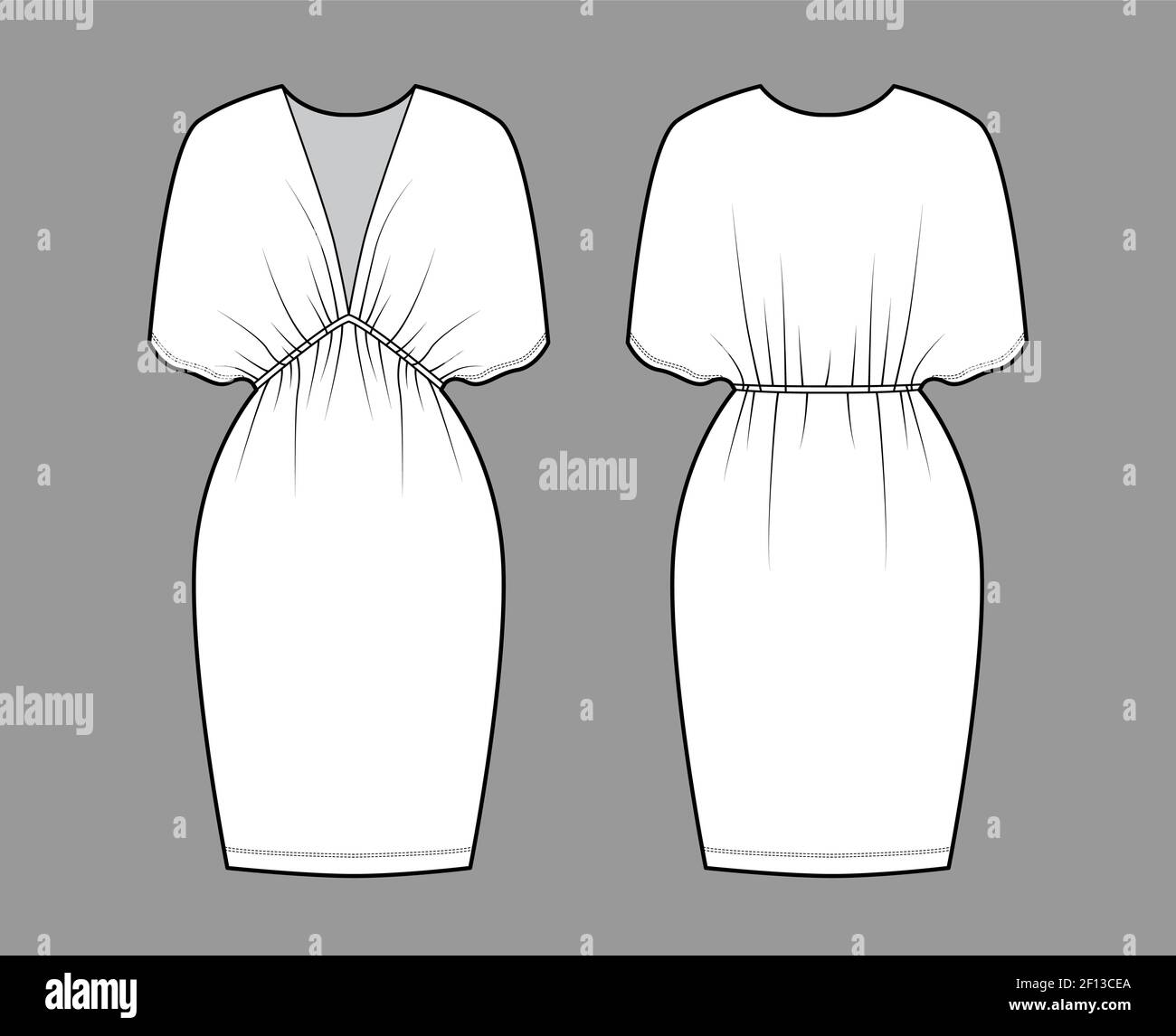 Moroccan caftan fashion Stock Vector Images - Alamy