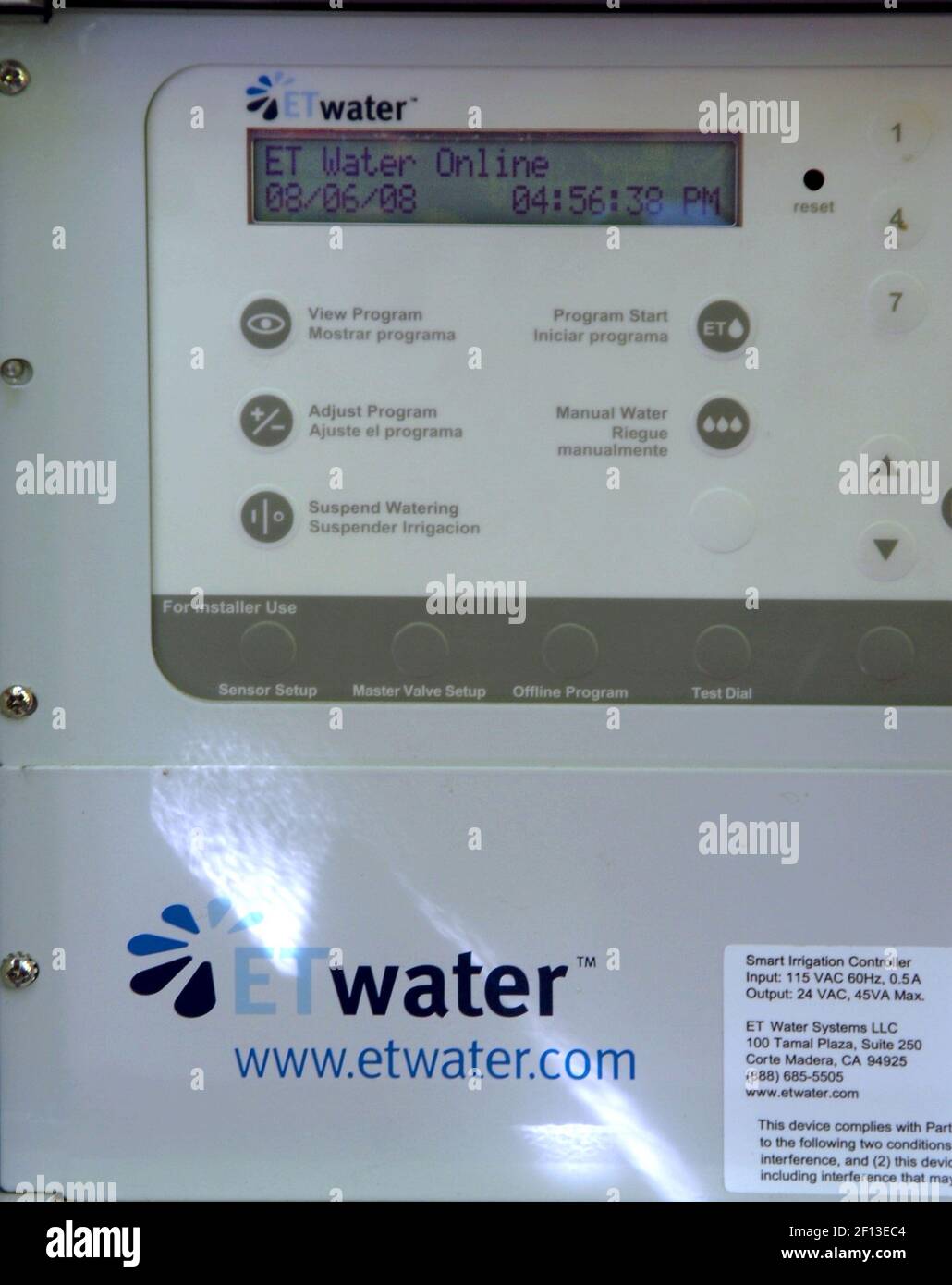 Andrew Bolt uses a water controller for his smart water system in ...