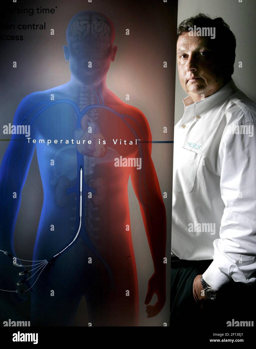 William J. Worthen, president and CEO the company Alsius in Irvine ...