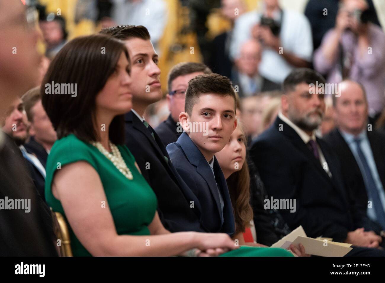 President Donald Trump presents the Medal of Honor to U.S. Army Staff ...