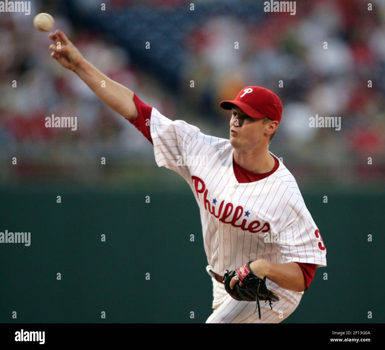 Philadelphia Phillies starting pitcher Kyle Kendrick works against the ...