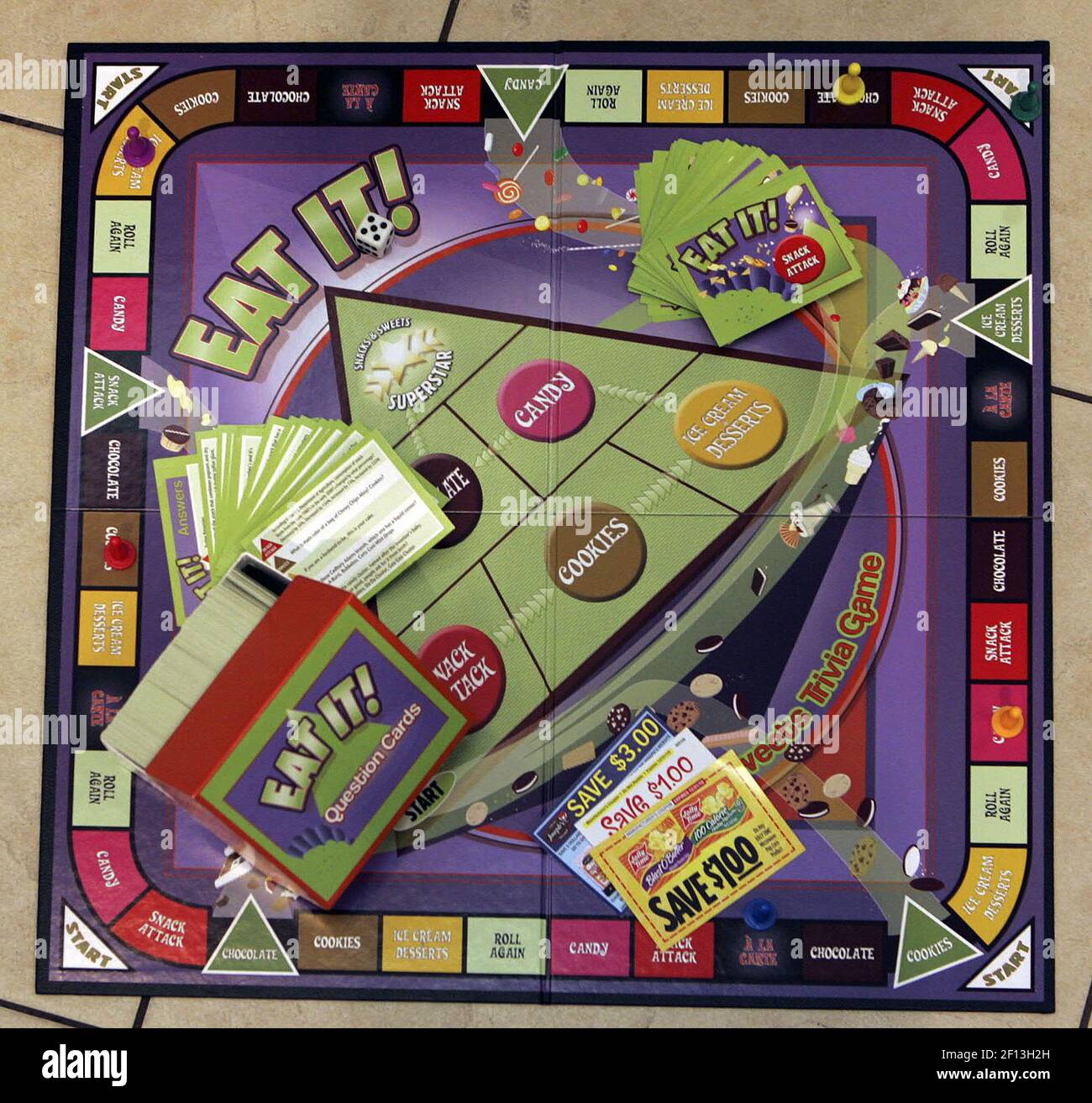 Eric Ash and his wife Monica created "Eat It!" a trivia board game all ...
