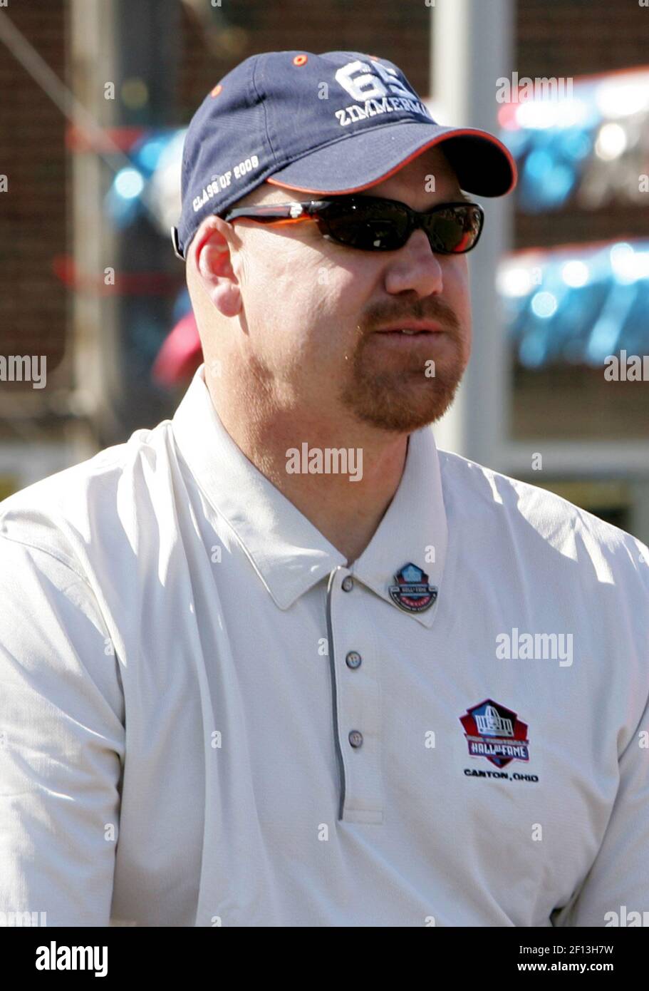 Gary Zimmerman, a 2008 Pro Football Hall of Fame enshrinee, attends the ...