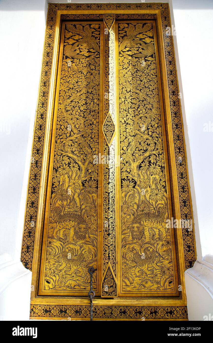 Thailand and asia bangkok temple abstract cross Stock Photo - Alamy