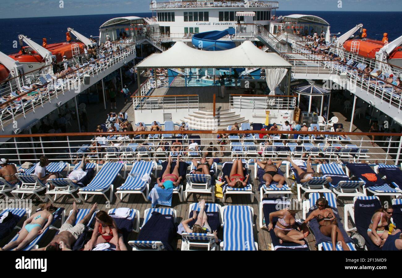 Carnival Cruise Line's Fascination is pictured here in February 2008 ...