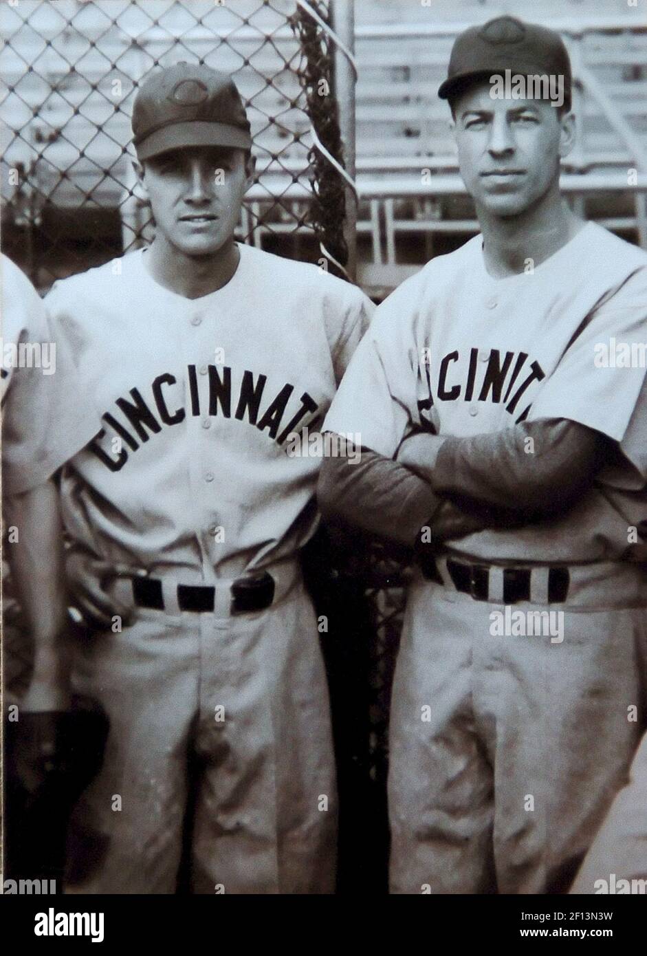 From left, Lonnie Frey and Bill Werber of the Cincinnati Reds. Werber ...