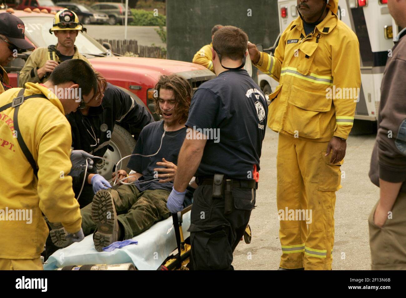 An Idaho firefighter, who fell while fighting the Big Basin Complex ...