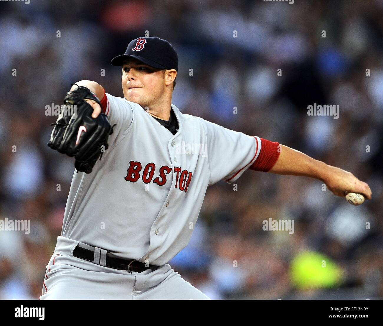 Boston Red Sox's Jon Lester pitching in the fourth inning against the ...