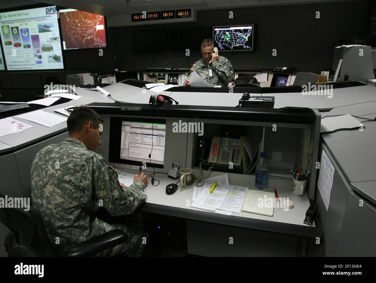 Base defense operations center hi-res stock photography and images - Alamy