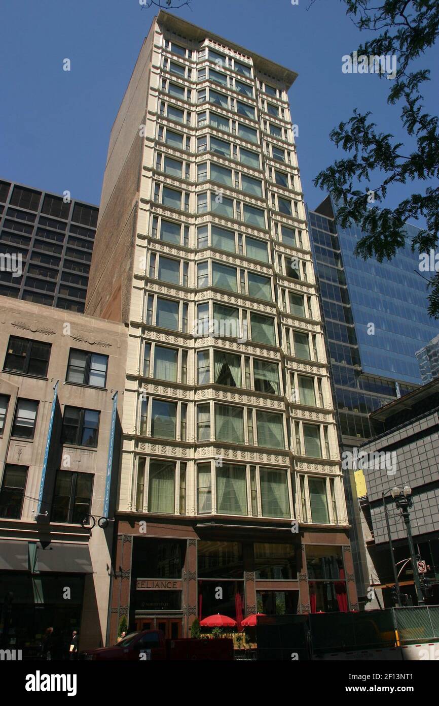 The Reliance Building is said to be the precursor of modern ...