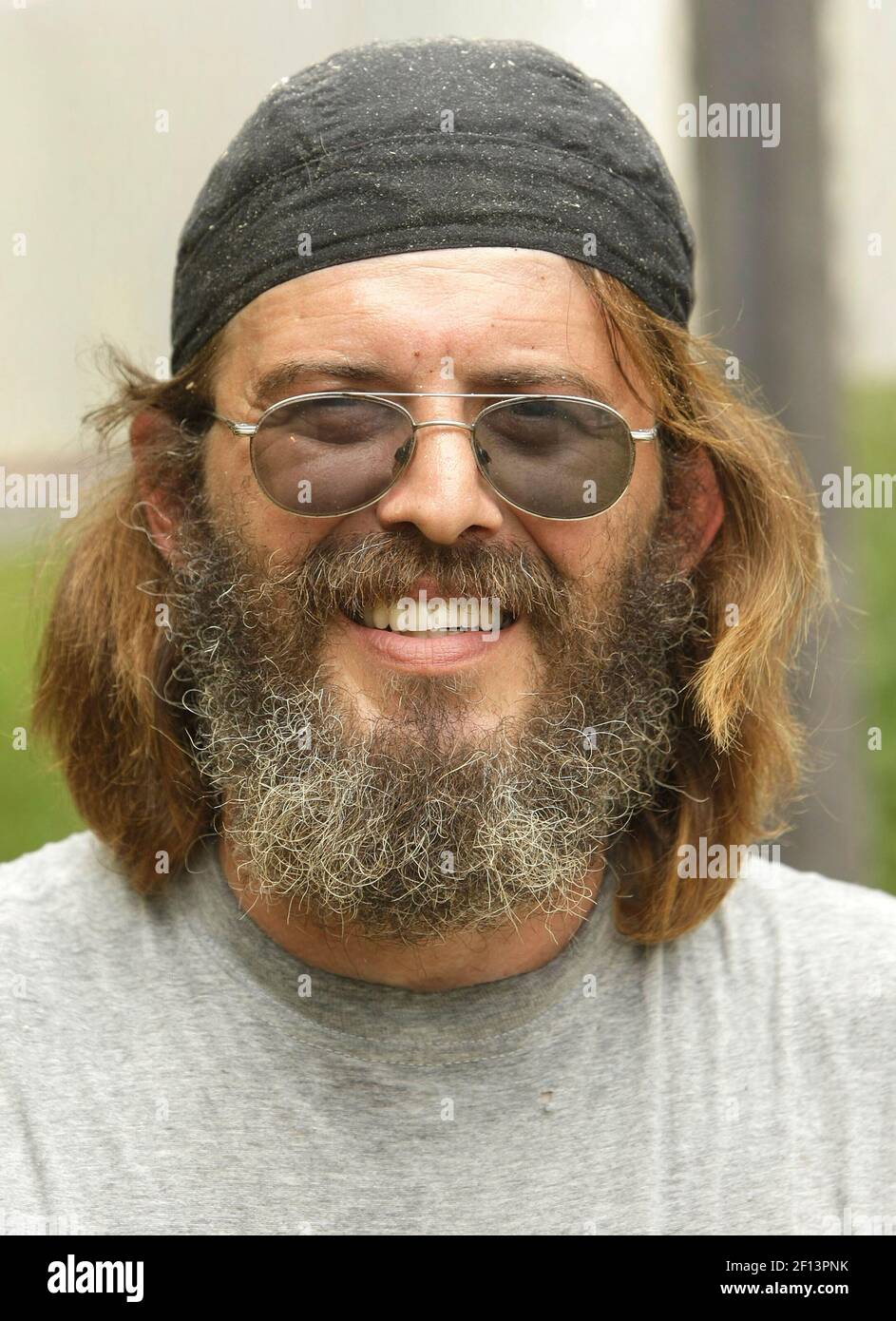 Chainsaw artist Harley Dougherty, pictured at his home on May 30, 2008 ...