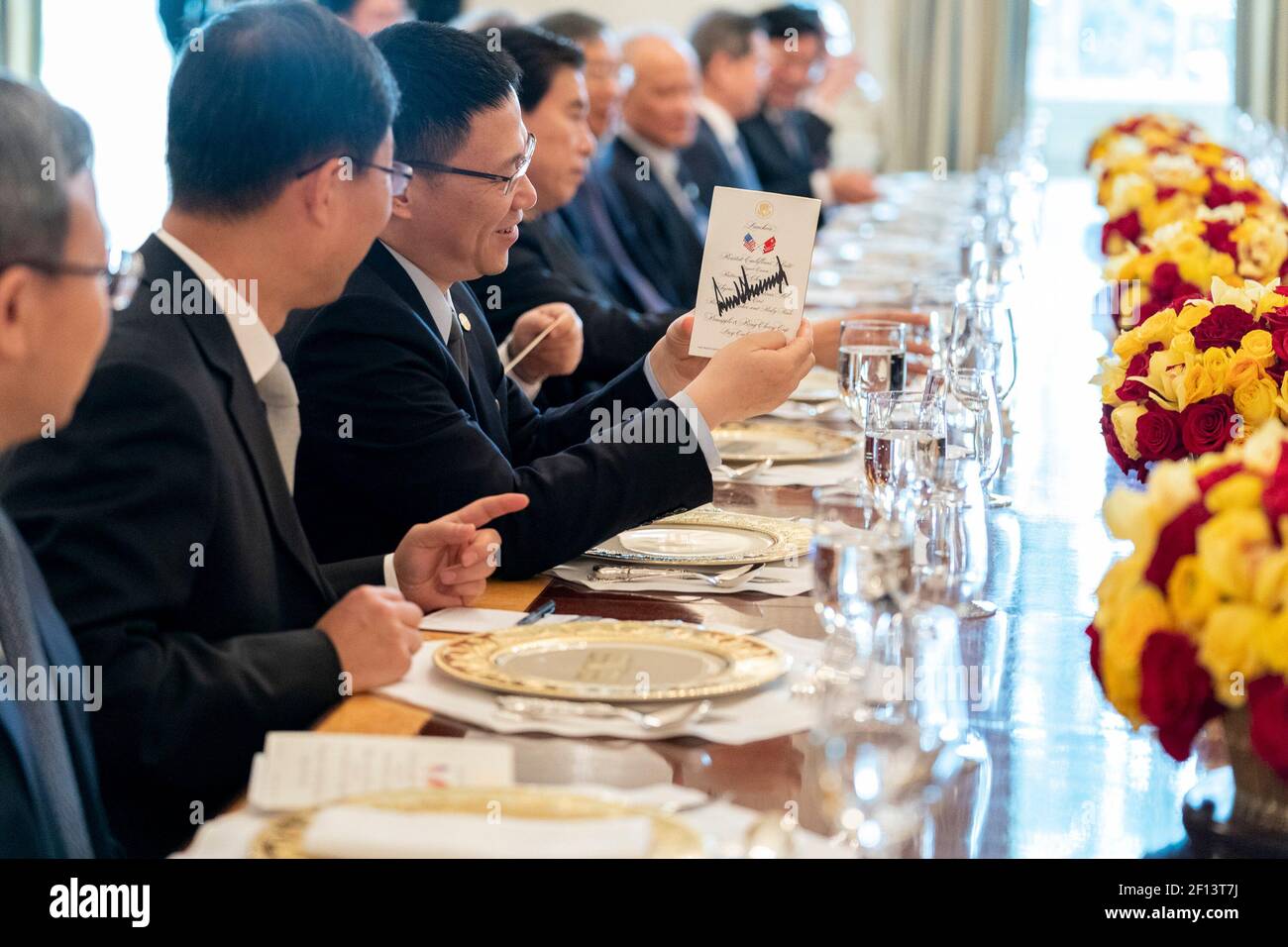 Liu he at the white house hi-res stock photography and images - Alamy
