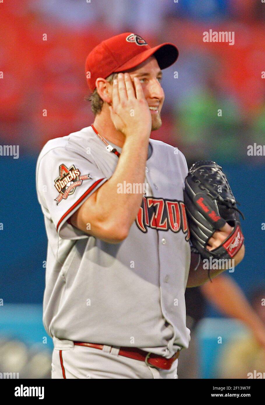 Arizona Diamondbacks pitcher Brandon Webb regroups after giving up a ...