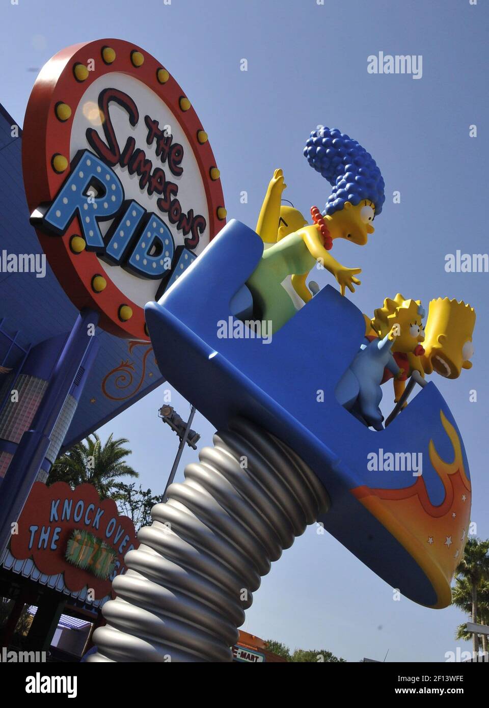 The new Simpsons Ride at Universal Studios Orlando, Florida opens in ...