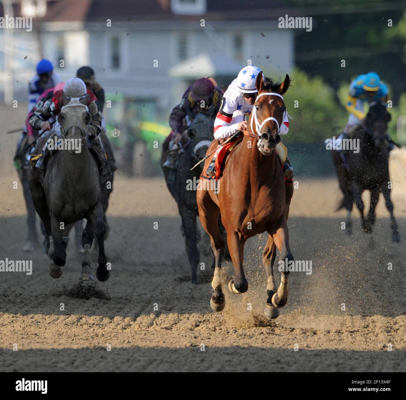 Jockey Kent Desormeaux rides Big Brown to victory in the 133rd ...