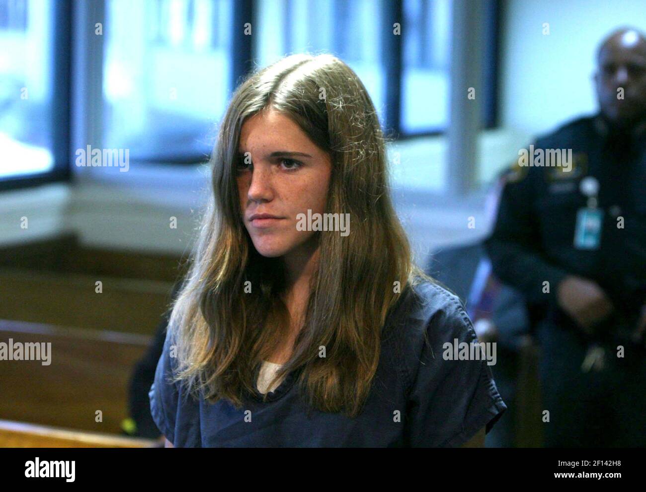 April Cooper, 14, one of seven defendants accused of beating a girl and ...