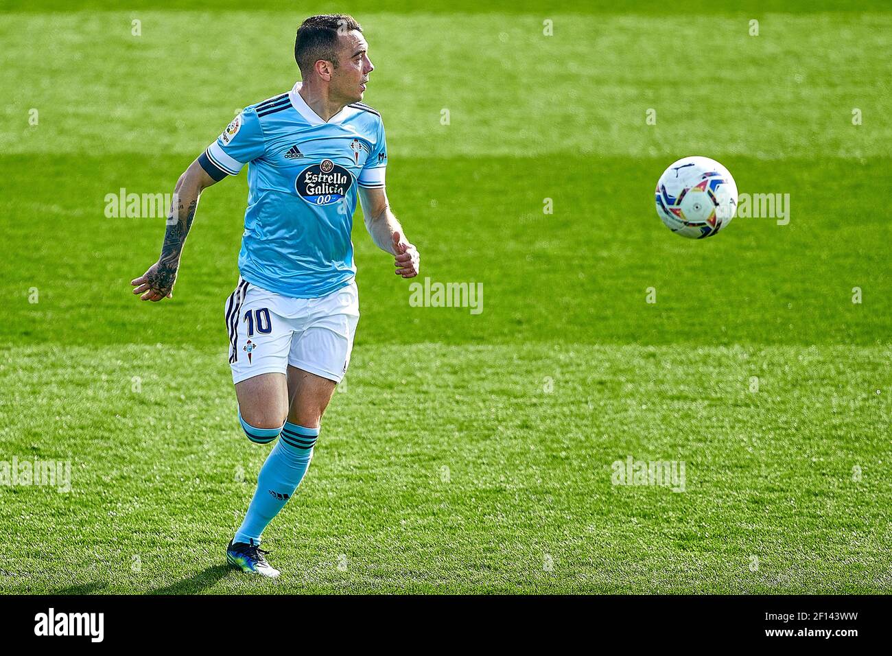 Iago Aspas of RC Celta de Vigo during the La Liga match between SD ...