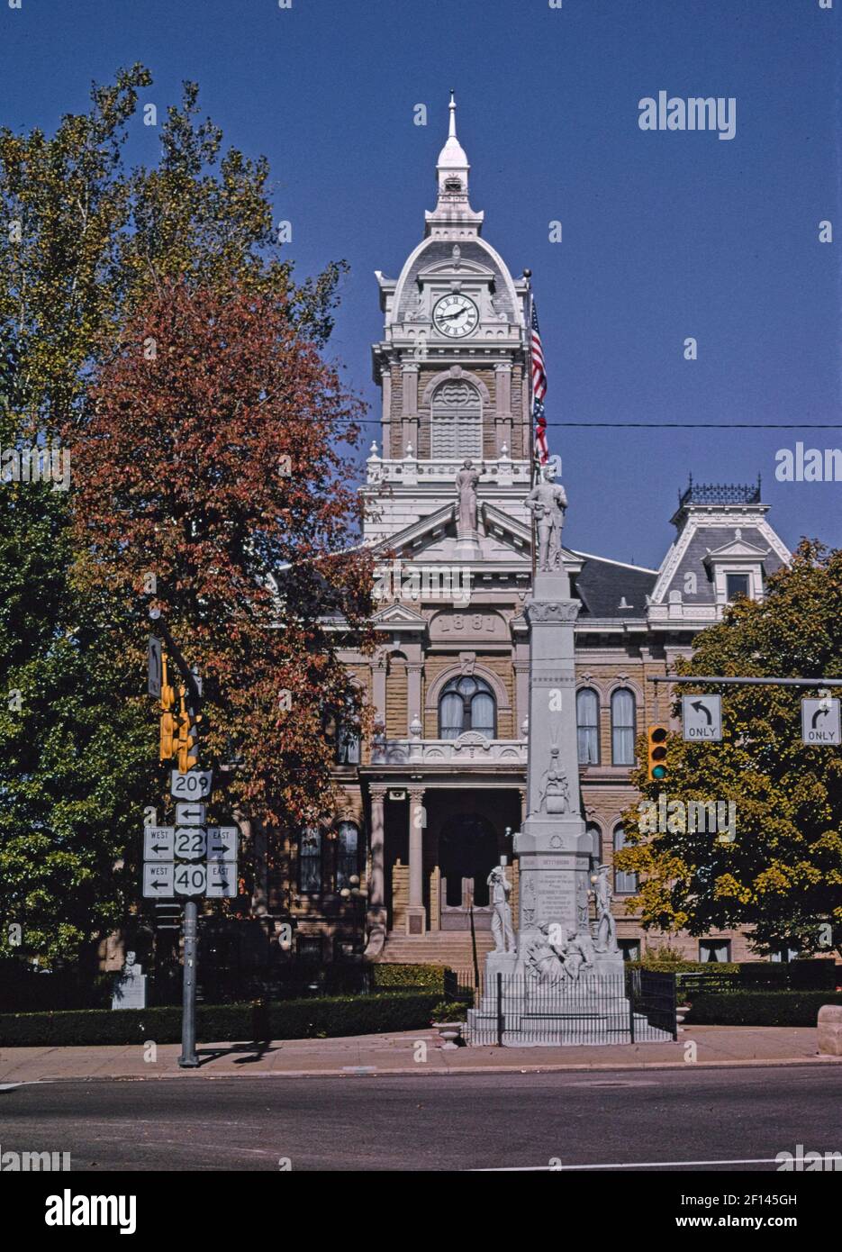 Guernsey County Courthouse Wheeling Street Cambridge Ohio ca. 1995 ...