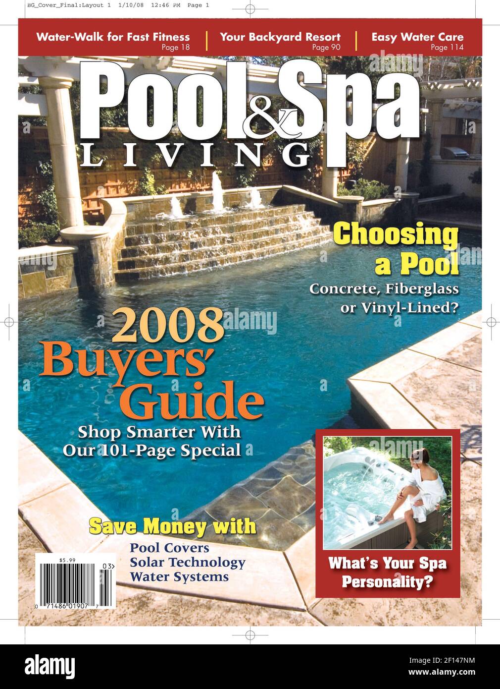 Pool & Spa Living magazine. (Photo by Courtesy of Pool & Spa Living ...