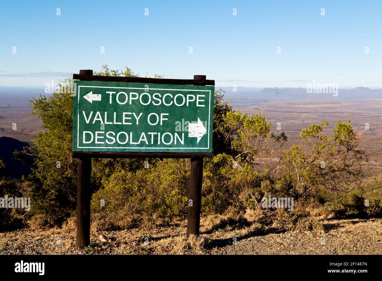 In south africa valley of desolation Stock Photo - Alamy