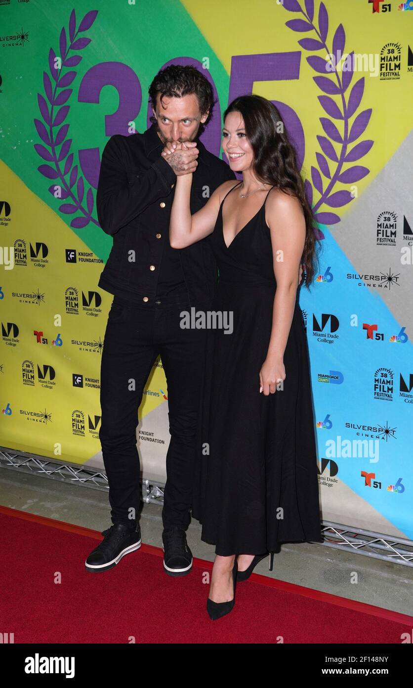 MIAMI, FL - MARCH 7: Sergei Polunin and Elena Ilinykh attend a ...