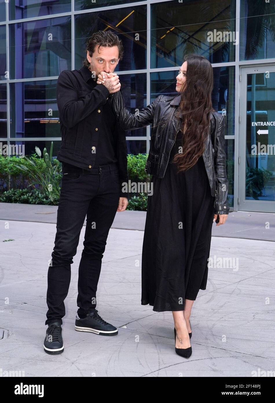 MIAMI, FL - MARCH 7: Sergei Polunin and Elena Ilinykh attend a ...