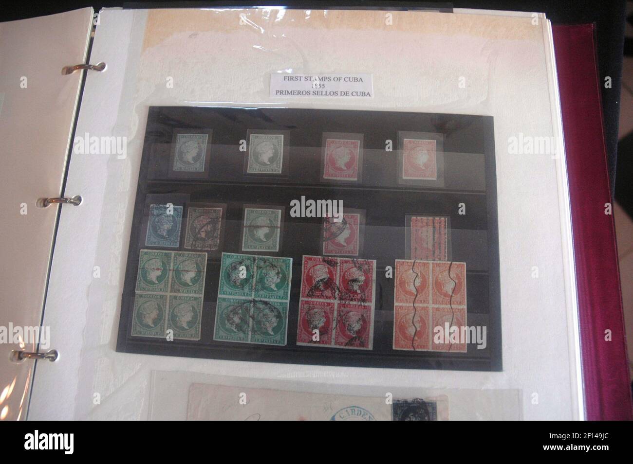 These are the first stamps issued in Cuba and part of the collection ...