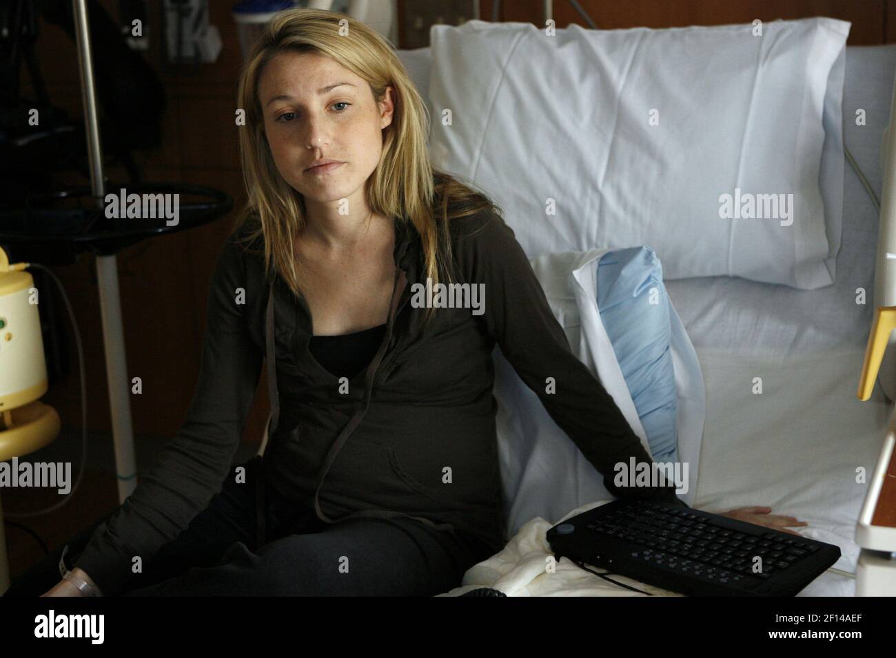 Colleen Carroll, 29, pictured January 9, 2008, gave birth to her ...