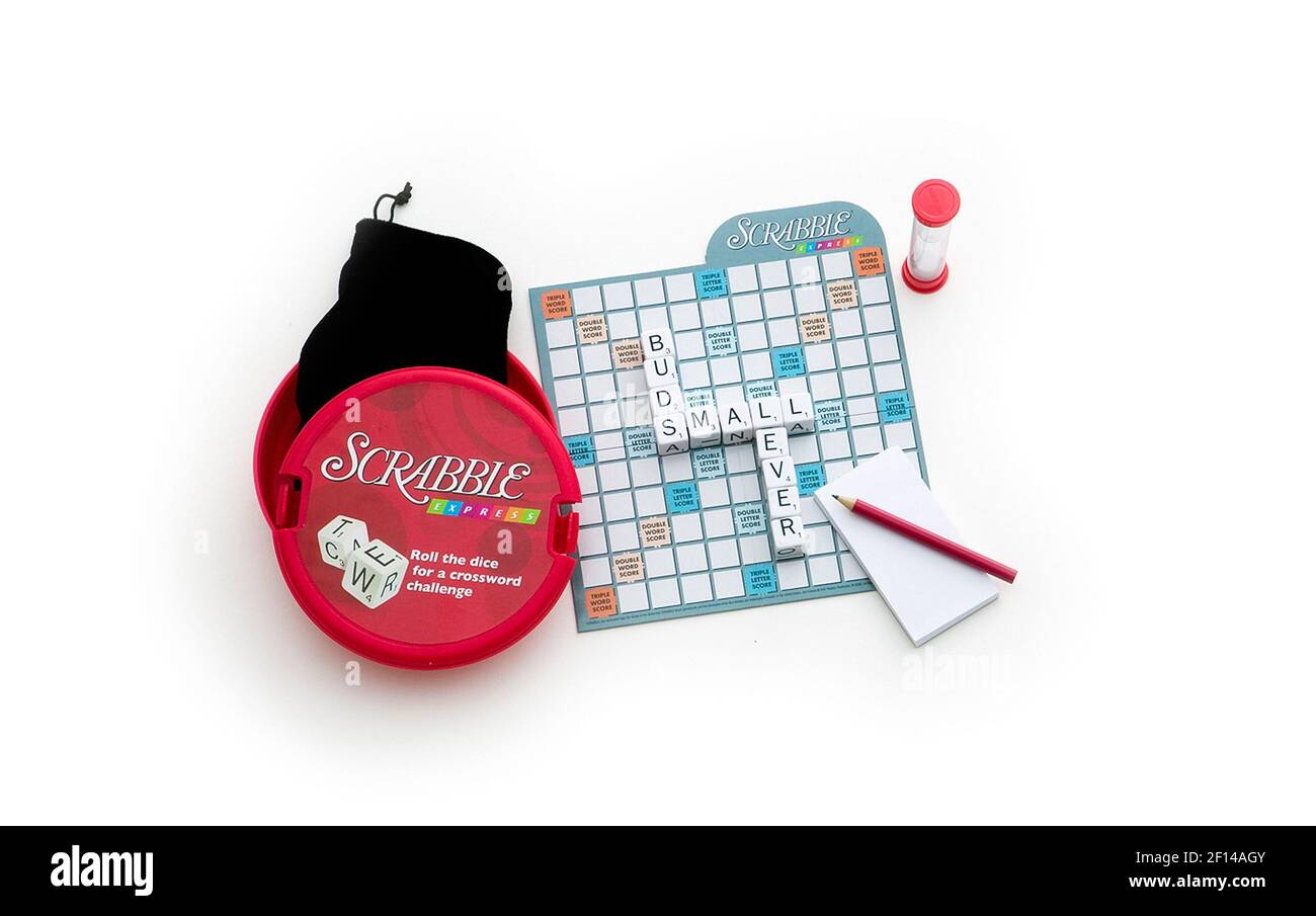 Hasbro's Scrabble Express feels a lot like the original. It begins on ...