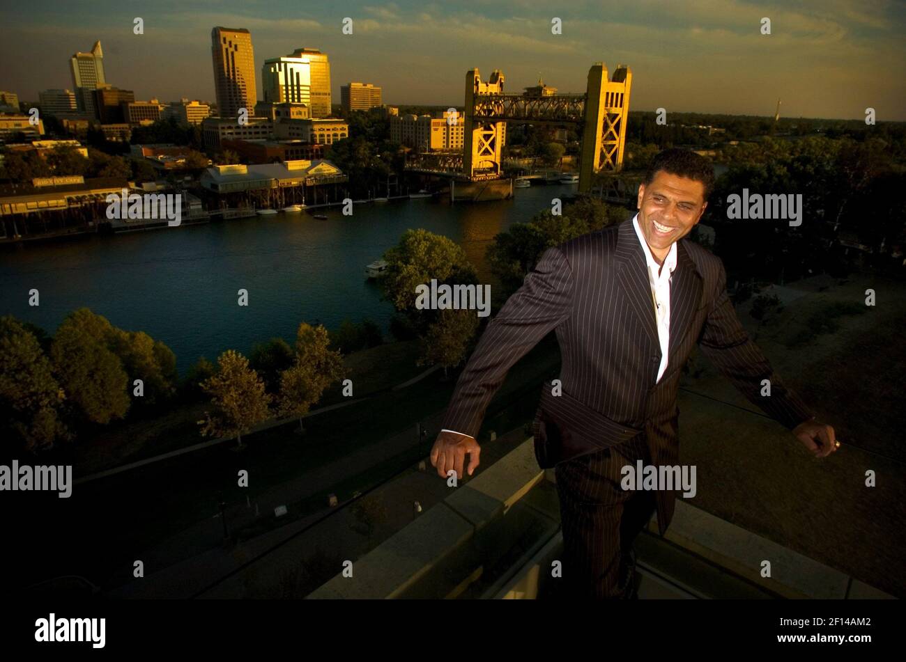 Newly hired Sacramento King head coach Reggie Theus appears at the ...