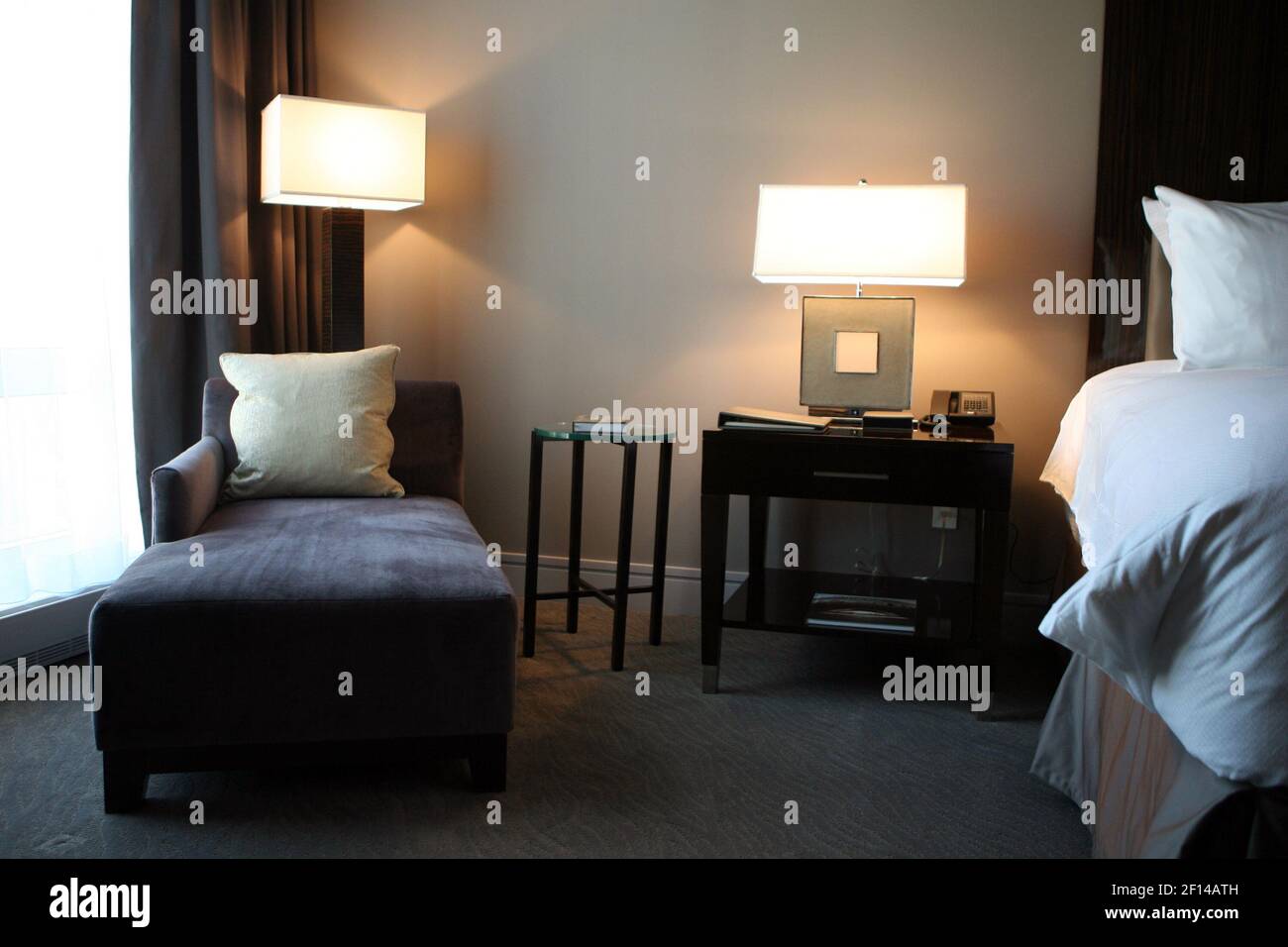 The Trump International Hotel and Tower's two room suite is set up with ...