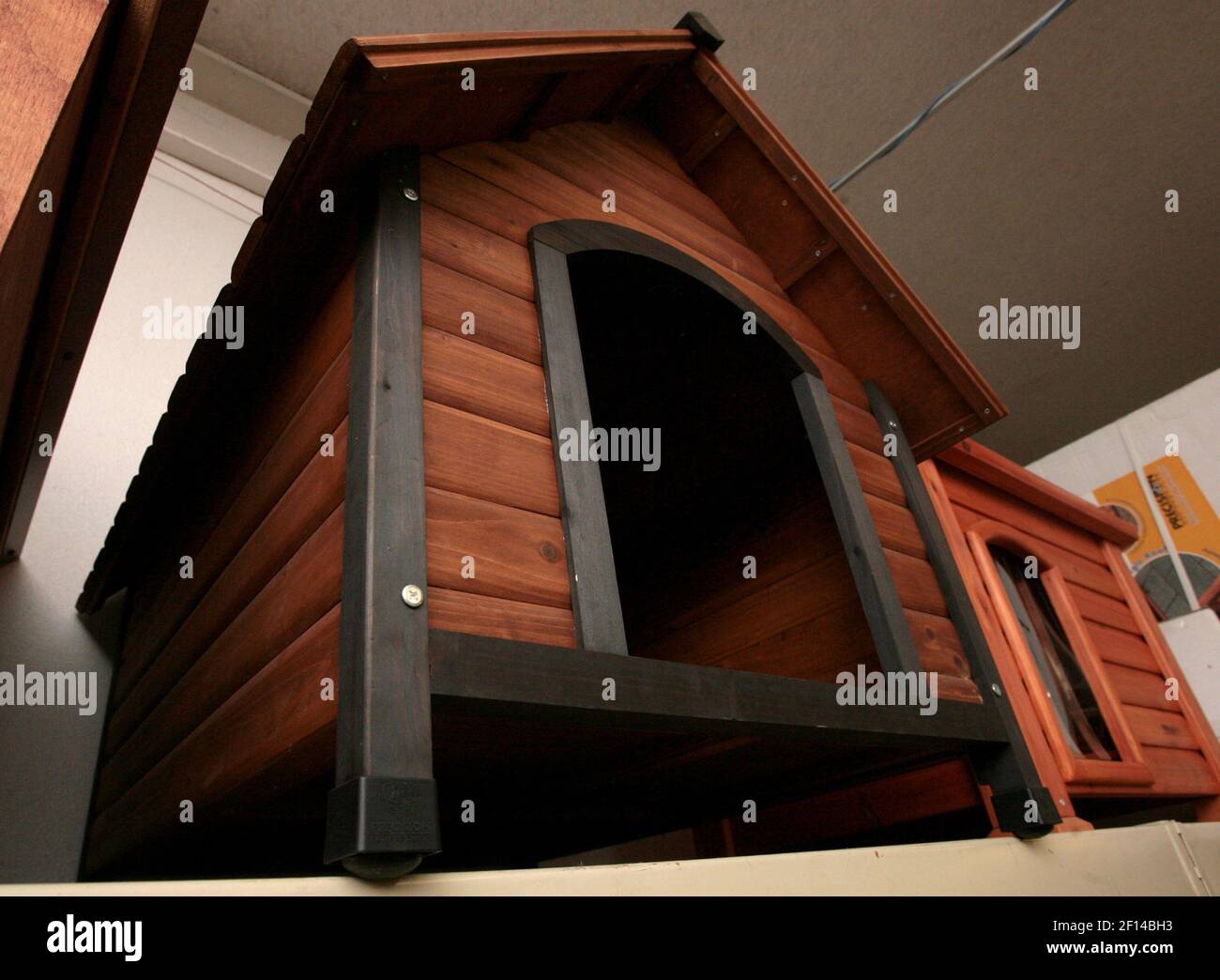 In this photograph, a rustic wooden Outback Country Lodge by Precision ...