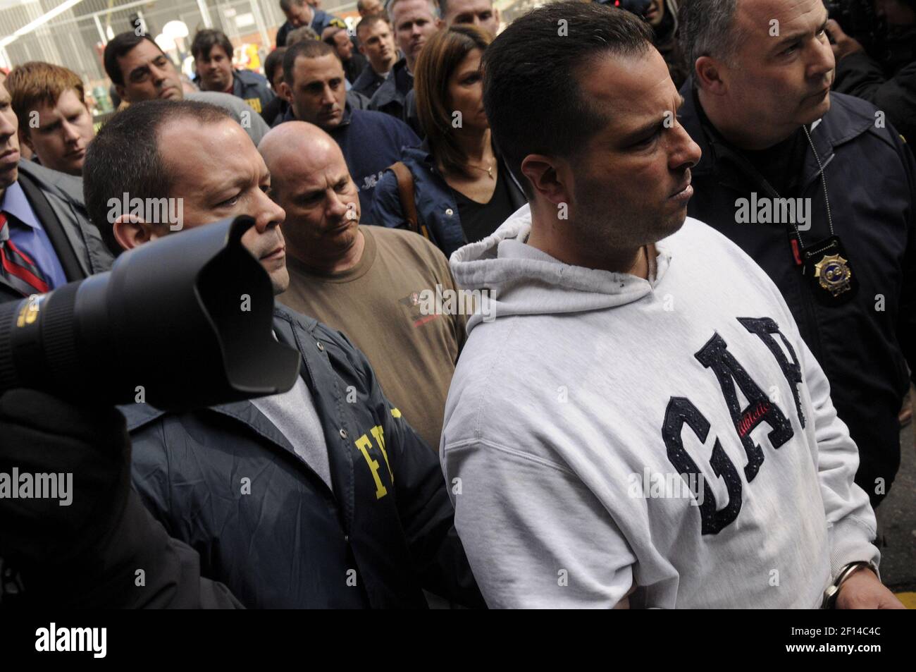 DOWNTOWN, MANHATTAN. Members of the Gambino crime family including ...