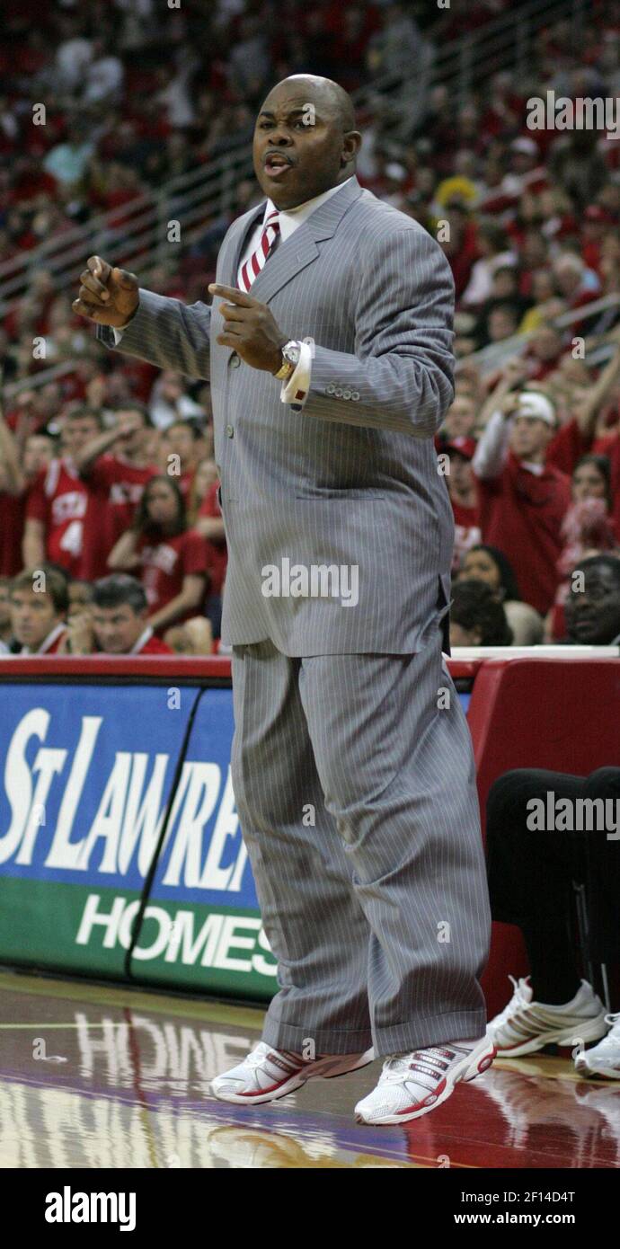 N.C. State's Sidney Lowe watches his team play in the second half of ...