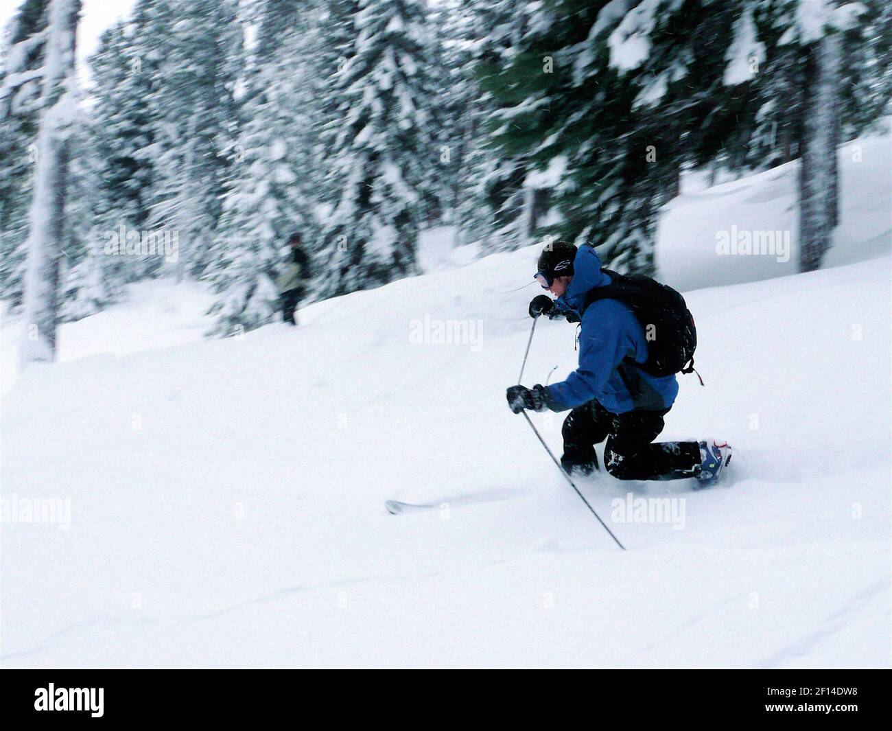 Jesse Murphy of McCall carves turns in the fresh powder at Tamarack ...