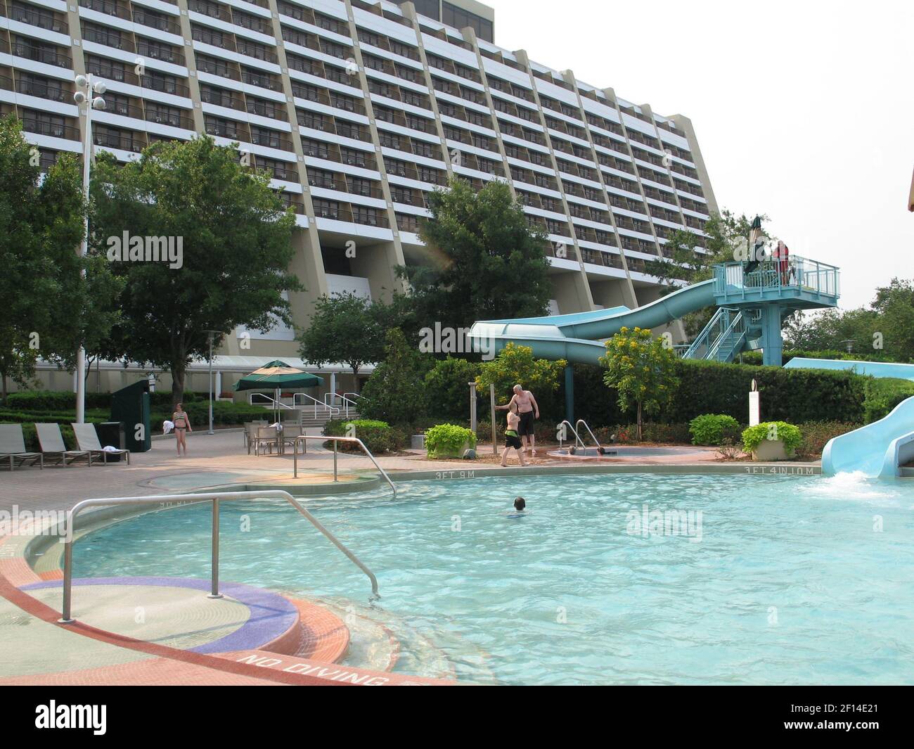 The free-form, outsize swimming pool at Walt Disney World's ...