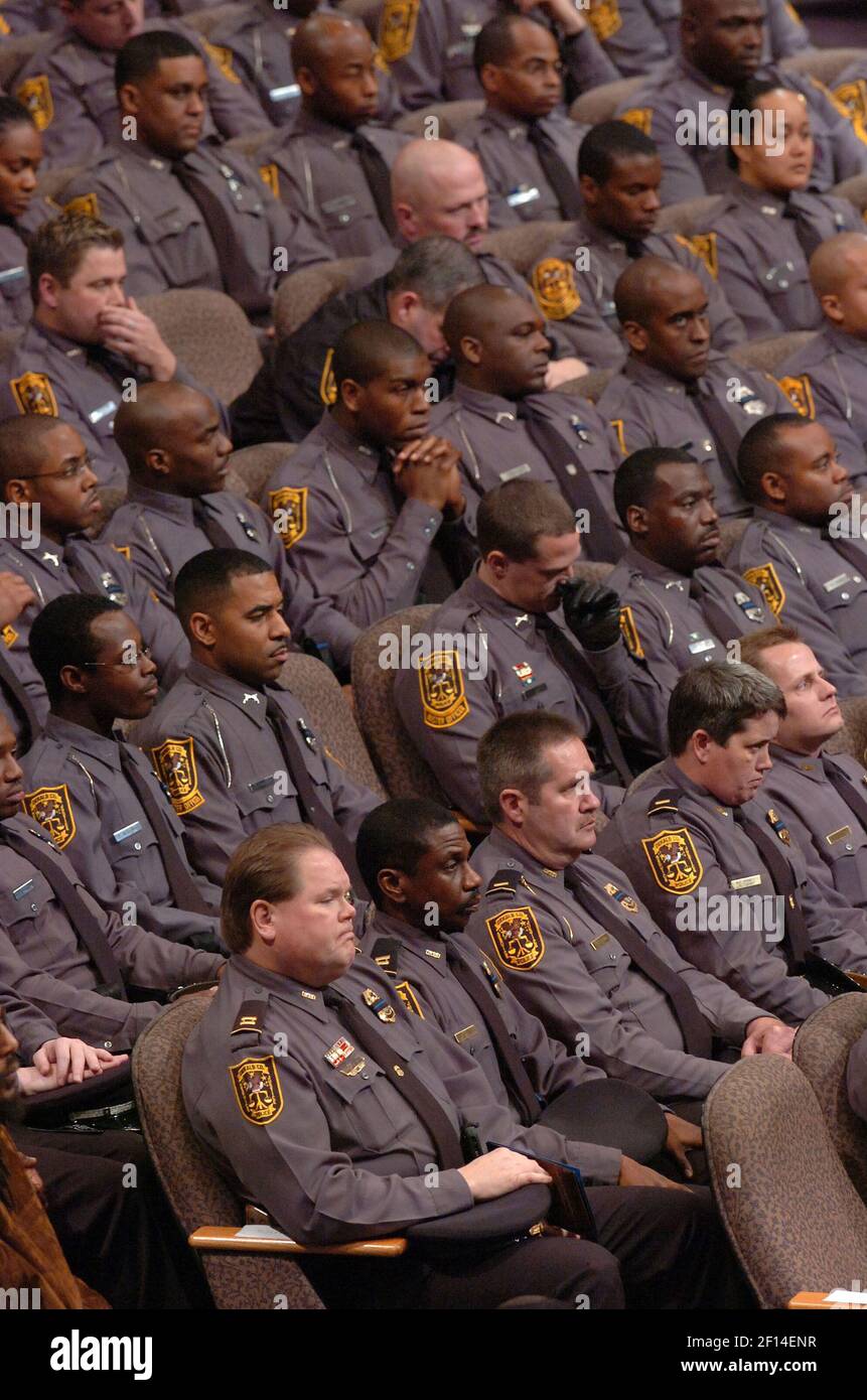 The Dekalb County Police Department attend a memorial service for slain ...