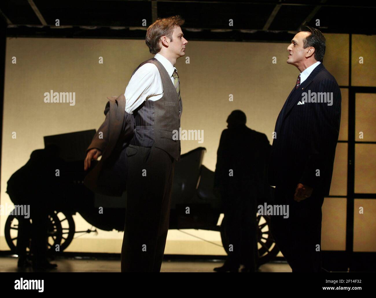 Jimmi Simpson, left, as Philo T. Farnsworth and Hank Azaria, as David ...