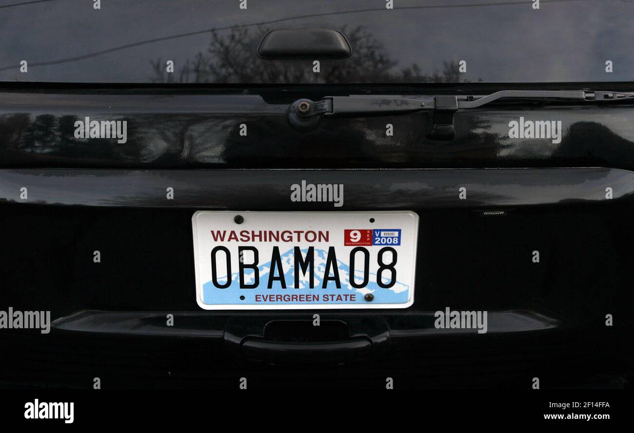 Danielle Pattalochi's license plates convey her political preference ...