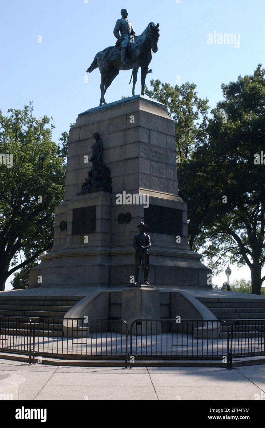 The Gen. William Tecumseh Sherman statue stands near the White House in ...