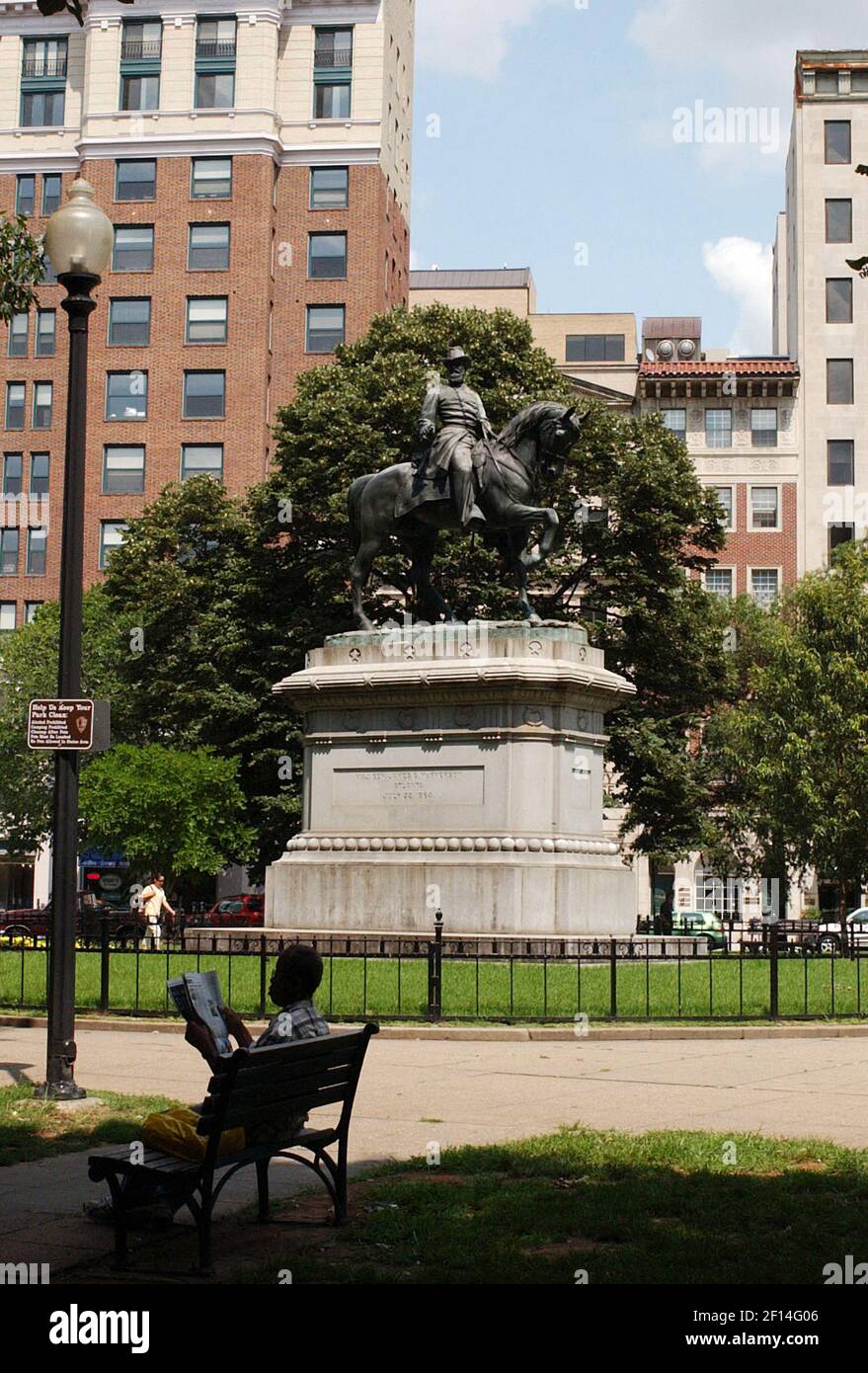 The Gen. James B. McPherson statue stands in McPherson Square in ...