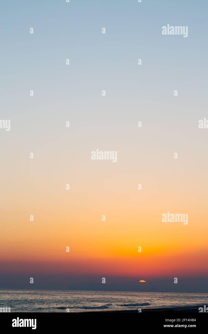 In oman the abstract sun fall down and blur sky composition Stock Photo ...