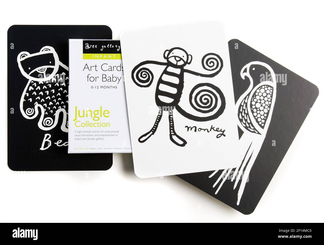 Wee Gallery's reversible 5-by-7-inch flash cards are made of sturdy ...