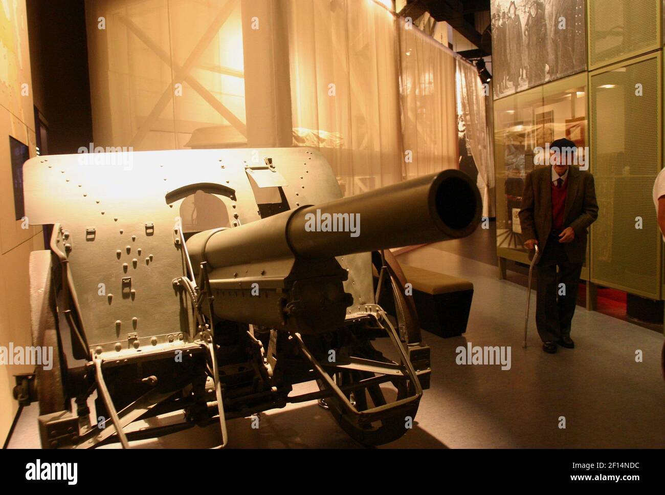 Artillery guns are among the artifacts on display at the National World ...