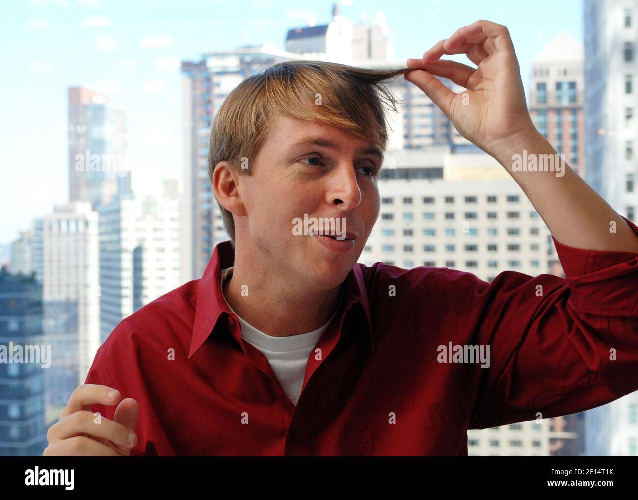 Actor Jack McBrayer who plays Kenneth, the page, on the NBC sitcom, "30 ...